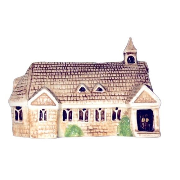 Vintage | Accents | Vintage Keller Charles Ceramic Church Made In ...